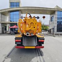 China 6m³ Capacity Fecal Suction Truck with Wash Functionality and Stainless Steel Tank for sale