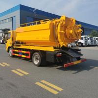 China Efficient 10m³ EV/Diesel Sewage Suction Truck with Clean Water Tank for Municipal Waste Management for sale