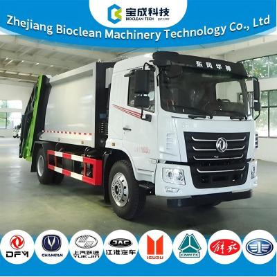 China Dongfeng Heavy-Duty 15cbm Truck 18000kg Refuse Transfer Compression Gabage Delivery Truck for sale