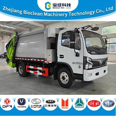 China 5tons Compactor Garbage Truck Refuse Waste Transport Collection Vehicle for sale
