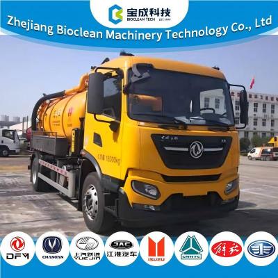 China 10m³ Vacuum Suction Truck for Well Kiln Sludge and Mine Industrial Sewage for sale