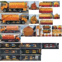 China 13000L Vacuum Suction Truck Well Kiln Sludge and Mine Industrial Sewage for sale