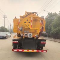 China 4x2 Drive Wheel Vacuum Jetting Truck with 3.1m³ Tank Volume and Vacuum Fecal Suction Pump for sale