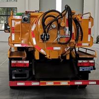 China 18TONS Heavy-Duty Sewage Suction Truck with 11.87 m³ High Efficiency Tanker and 5 Forwards & 1 Reverse Gearbox for sale