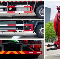 China Heavy-Duty 31T 14.13m³ Sewage Suction Truck with 5 Forwards & 1 Reverse Gearbox for Efficient Waste Removal for sale