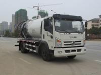 China 4×2 Vacuum 5.0m³ Tank Volume Sewage Suction Truck with Jet for sale
