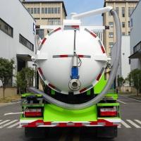 China 5.8m³ Zero Emission Electric Sewage Suction Truck with 140 kWh Battery for Municipal Sewer Cleaning for sale