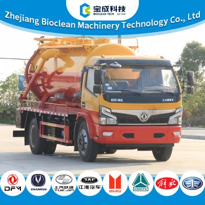 China 12 Ton Heavy-Duty Sewage Vacuum Suction Truck with 8 M3 Tank for sale