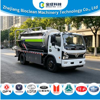 China Euro 5/6 Compliant 12T 8CBM Sewage Suction Jet Suction Cleaning Truck for sale