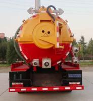 China 12 Ton 8m3 Waste Pure Sewage Sludge Vacuum Suction Truck For Municipal Pipeline Dredging for sale