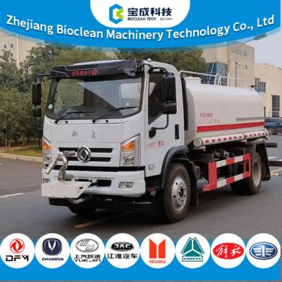 China 6500L CKD Water Tank Truck 1.5T SHACMAN DONGFENG HOWO for sale