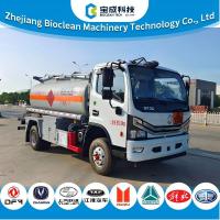 China 6000L Natural Gas Diesel Fuel Gasoline Crude Oil Refueling Transport Tank truck for sale