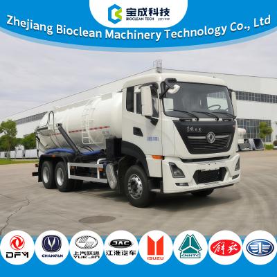 China 6×4 25 Ton Combined High Pressure Jetting & Vacuum Truck With 16 m³ Sewage  And  5 m³ Clean Water Tank for sale