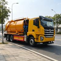 China Heavy Load 25 Ton Vacuum Suction Truck With 16000L Sewage Sludge Transport Truck For Sewer Works for sale