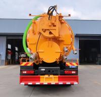 China Heavy Load 25 Ton Vacuum Suction Truck With 16000L Sewage Sludge Transport Truck For Sewer Works for sale