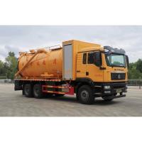China Custom 25 Ton Jetting Vacuum Combo Truck With Large Capacity Water & Sewage Storage Tanker for sale
