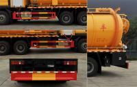 China Custom 25 Ton Jetting Vacuum Combo Truck With Large Capacity Water & Sewage Storage Tanker for sale