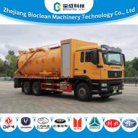 China Custom 25 Ton Jetting Vacuum Combo Truck With Large Capacity Water & Sewage Storage Tanker for sale