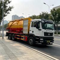 China 25000kgs GVW Sewer Cleaning Truck With High Pressure Flushing & Sewage Suction Combo Vehicle for sale