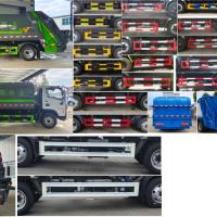 China 3 Axles Carbon Steel Q235B Garbage Compactor Truck with 14cbm Garbage Bin for Efficient Waste Management for sale