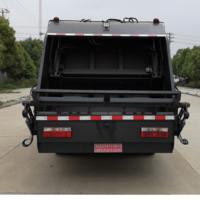 China 3 Axles Carbon Steel Q235B Garbage Compactor Truck with 14cbm Garbage Bin for Efficient Waste Management for sale
