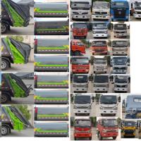 China 3 Axles Carbon Steel Q235B Garbage Compactor Truck with 14cbm Garbage Bin for Efficient Waste Management for sale