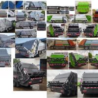 China 3 Axles Carbon Steel Q235B Garbage Compactor Truck with 14cbm Garbage Bin for Efficient Waste Management for sale