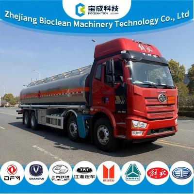 China 8×4 FAW Gas Diesel Fuel heavy Crude Oil Refueling Transport Tank truck for sale