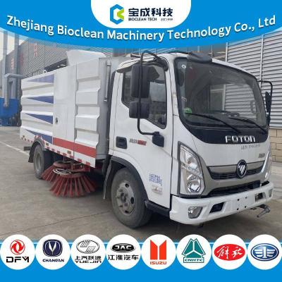 China 7Ton Road Sweeper Truck with China-VI Emission Standard and Cabin Integrated Control Panel for Urban Cleaning for sale
