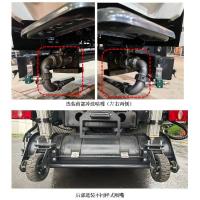 China 18T Municipal Road Sweeper Truck with China-VI Emission Standard, Integrated Cabin Control Panel and 7.5m³ Waste Hopper for sale