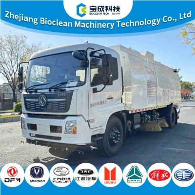 China 18 Ton Total Weight Dongfeng Chassis Road Sweeper Truck with 8 CBM Bin for Efficient City Cleaning for sale