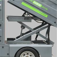 China Four-wheel European 6C High-position self-dumping pure suction sweeper for sale