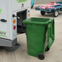 China Four-Wheel Pure Vacuum Road Sweeper with Single 240L Bin Hopper for sale