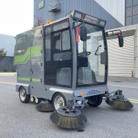 China 4 Wheel Self-dumping Vacuum Road Sweeper Truck with 2200mm Sweeping Width 200L Dustbin Capacity and Intelligent Control System for sale