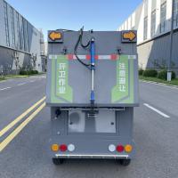 China 4 Wheel Self-dumping Vacuum Road Sweeper Truck with 2200mm Sweeping Width 200L Dustbin Capacity and Intelligent Control System for sale