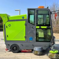 China New 4 Wheel Electric Street Sweeper with 2200mm Sweeping Width, 200L Dustbin Capacity, and Intelligent Control System for sale