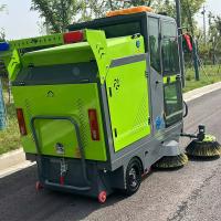 China New 4 Wheel Electric Street Sweeper with 2200mm Sweeping Width, 200L Dustbin Capacity, and Intelligent Control System for sale
