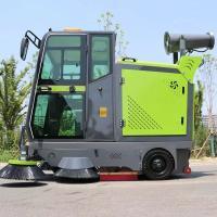 China Premium 4 Wheel 5-Brush Ride-on Electric Road Sweeper with 2200mm Sweeping Width, 200L Dustbin Capacity, and Intelligent Control System for sale