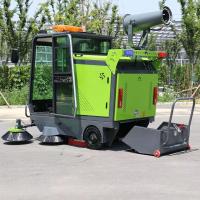 China Premium 4 Wheel 5-Brush Ride-on Electric Road Sweeper with 2200mm Sweeping Width, 200L Dustbin Capacity, and Intelligent Control System for sale