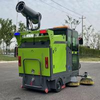 China Premium 4 Wheel 5-Brush Ride-on Electric Road Sweeper with 2200mm Sweeping Width, 200L Dustbin Capacity, and Intelligent Control System for sale