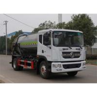 China 11000L CNG & LNG Fecal Septic Vacuum Suction Truck with Stainless Steel 304 Tank for sale