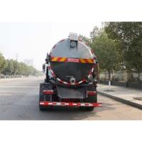 China 11000L CNG & LNG Fecal Septic Vacuum Suction Truck with Stainless Steel 304 Tank for sale
