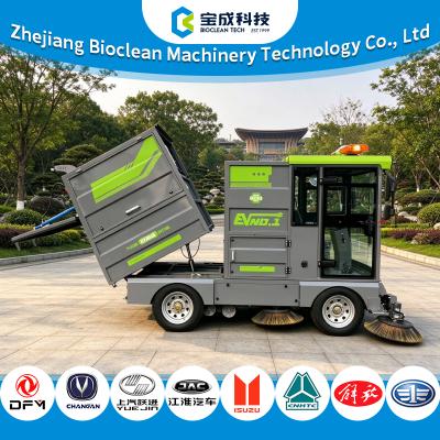 China 100% Electric Four-wheel European Dump Pure Suction Ride-on Sweeper, Powerful Vacuum Cleaning for sale