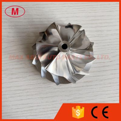 China S100-EFR 59.84/76.00mm 1167-123-2000 upgrade 6+6 blades performance milling/Aluminum 2618/billet compressor wheel for sale