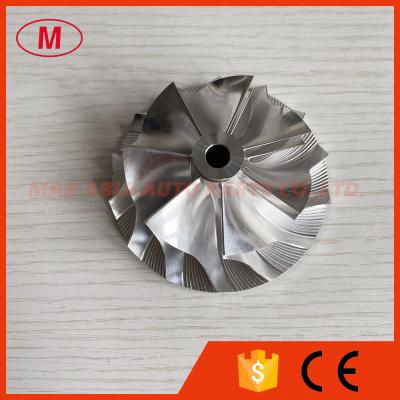 China 60.00/80.00mm forward 7+7 Blades turbo aluminum 2618/milling/Billet compressor wheel for sale