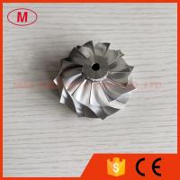 China TD04H 19T 46.02/58.00mm 11+0 blades thick nose Turbocharger milling/aluminum 2618/billet compressor wheel for sale