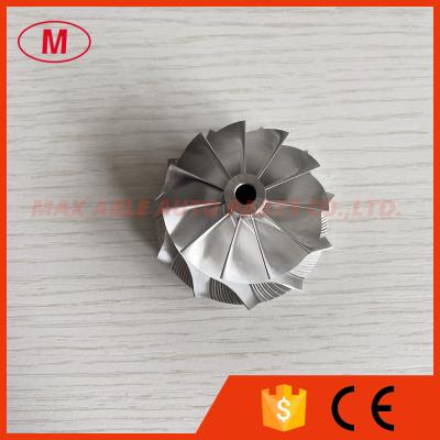 China RHF4 41.50/50.00mm 11+0 blades Turbocharger milling/aluminum 2618/billet compressor wheel for sale