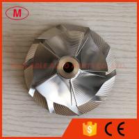 China RX6 56.44/82.06mm 5+5blades point milling Turbocharger milling/aluminum 2618/billet compressor wheel for 4P11-76L / RX6 for sale