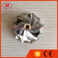 China GT28 47.00/61.98mm 6+6 blades high performance Turbo milling/aluminum 2618/billet compressor wheel for sale