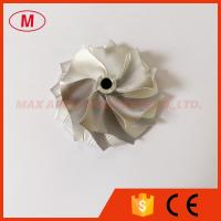 China GT15-25 43.30/56.03mm 6+6 blades performance point milling snake curve milling/aluminum 2618/billet compressor wheel for sale
